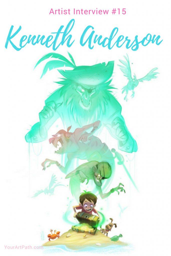 Professional Character Designer Kenneth Anderson Art